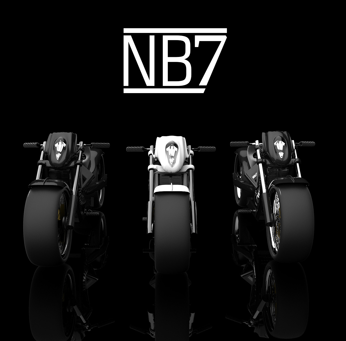 NB7 摩托设计 - 普象网