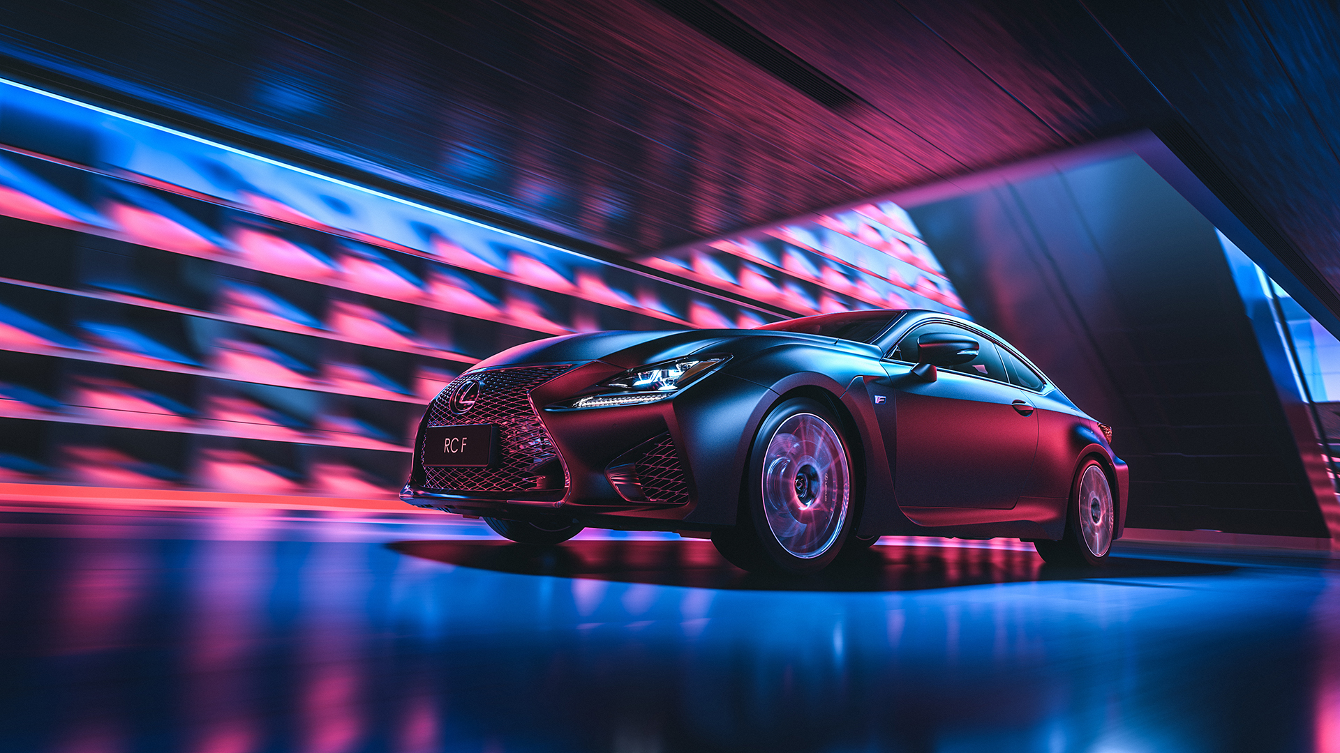 霸气侧漏Lexus RC F - CGI & Retouching飞一般的感觉 - 普象网