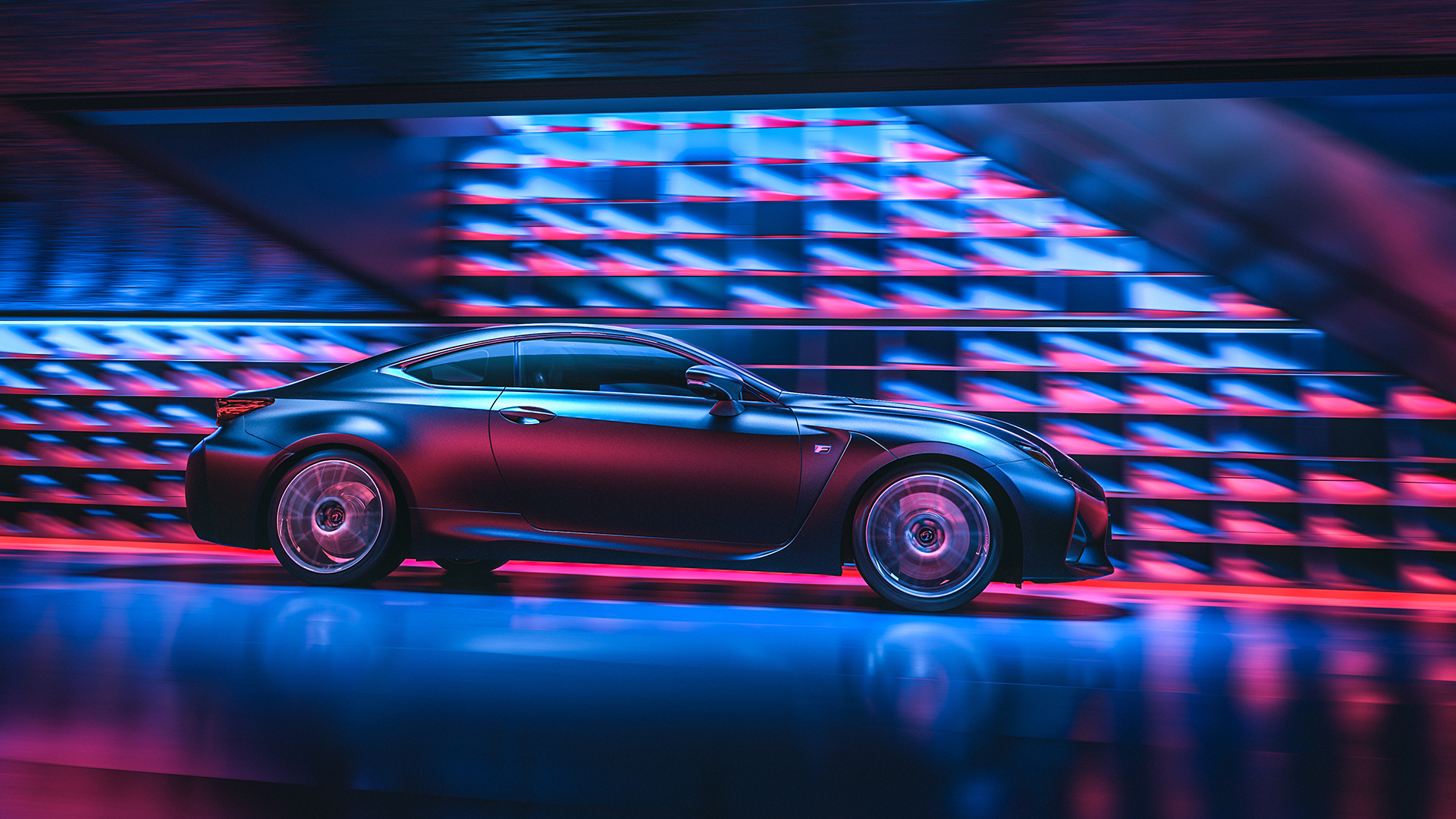 霸气侧漏Lexus RC F - CGI & Retouching飞一般的感觉 - 普象网