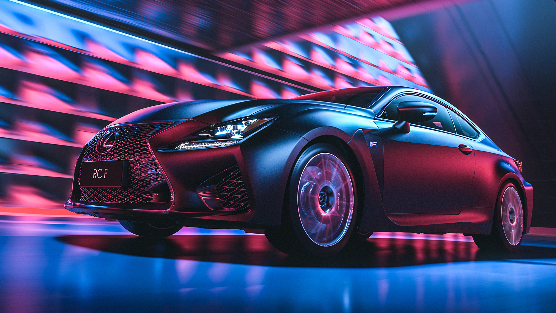 霸气侧漏Lexus RC F - CGI & Retouching飞一般的感觉 - 普象网