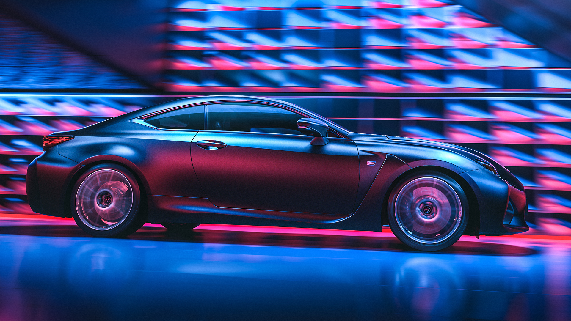 霸气侧漏Lexus RC F - CGI & Retouching飞一般的感觉 - 普象网