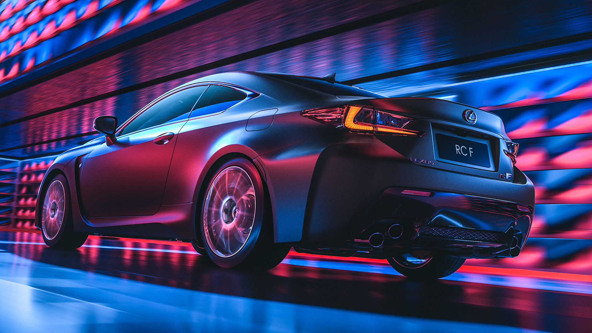 霸气侧漏Lexus RC F - CGI & Retouching飞一般的感觉 - 普象网