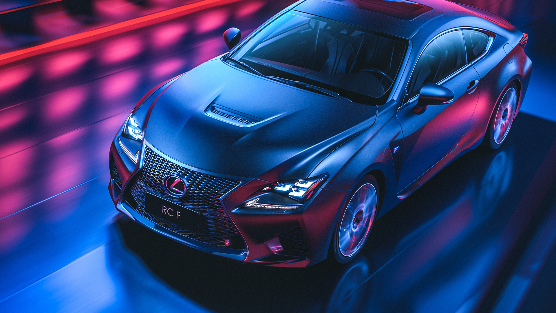 霸气侧漏Lexus RC F - CGI & Retouching飞一般的感觉 - 普象网