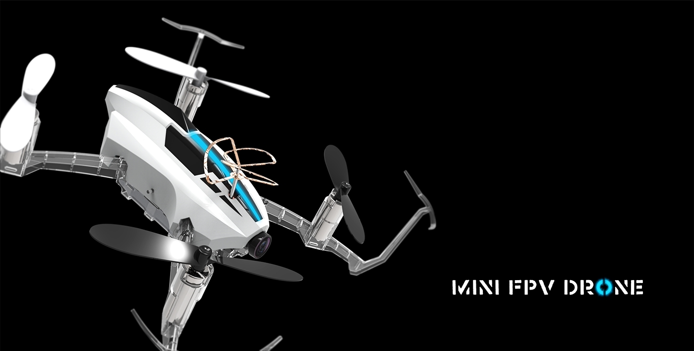 mini FPV Drone 无人机设计 - 普象网