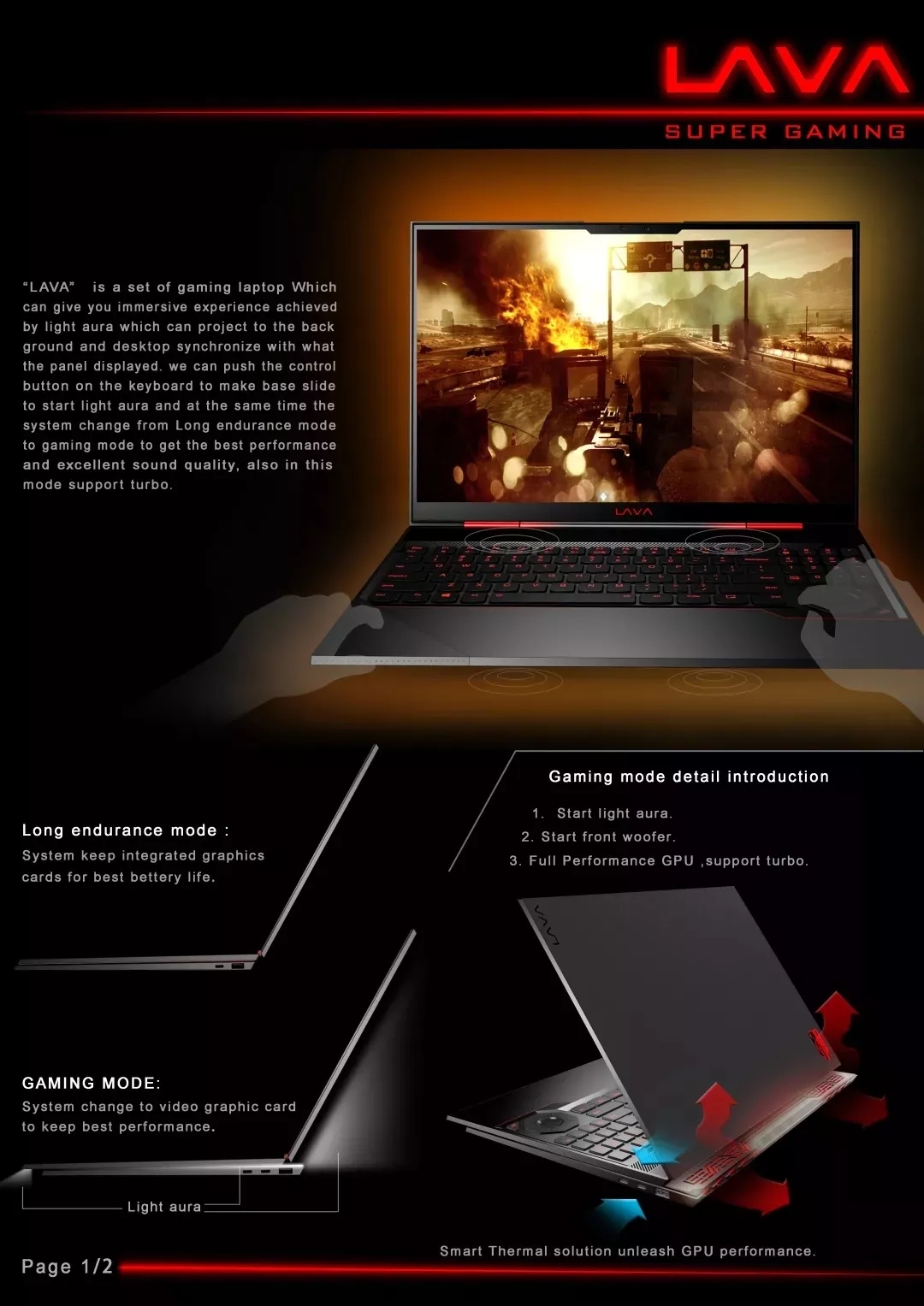 【2019 红点奖】Lava Gaming Laptop / 笔记本电脑 - 普象网