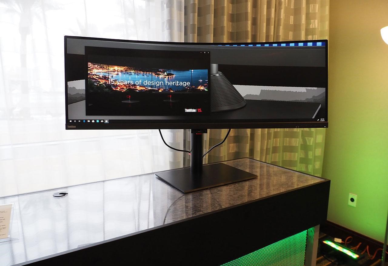 【2019 红点奖】ThinkVision P44w-10 / 显示器 - 普象网