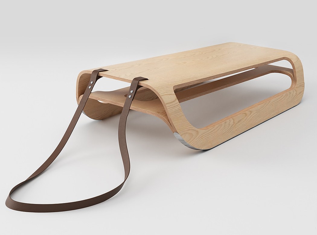Slē plywood sled is for all ages and durable - 普象网
