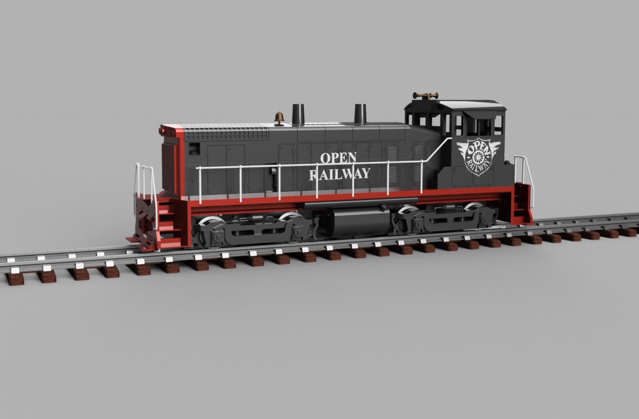 OpenRailway EMD SW1500 1:32 Locomotive#N# - 普象网