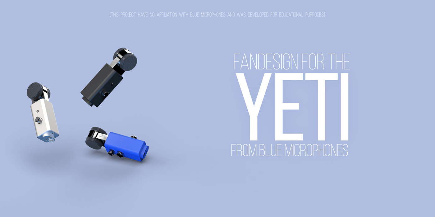 Redesign(fandesign) of the Blue Yeti Microphone - 普象网