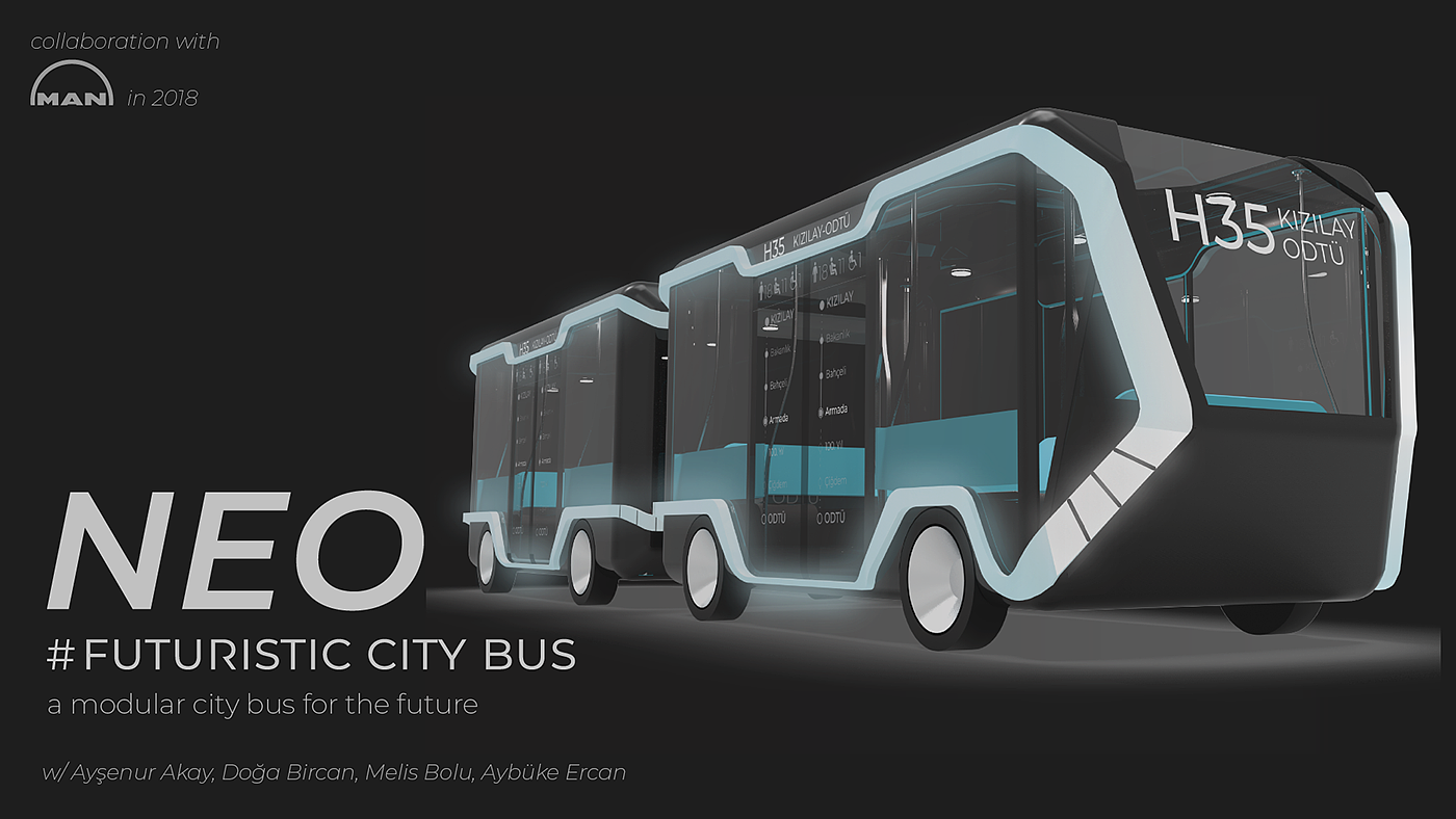 NEO #Futuristic City Bus - 普象网