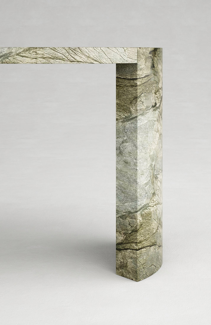 Embossed / Debossed Furniture Geometry Gradient Green Marble Minimalist ...
