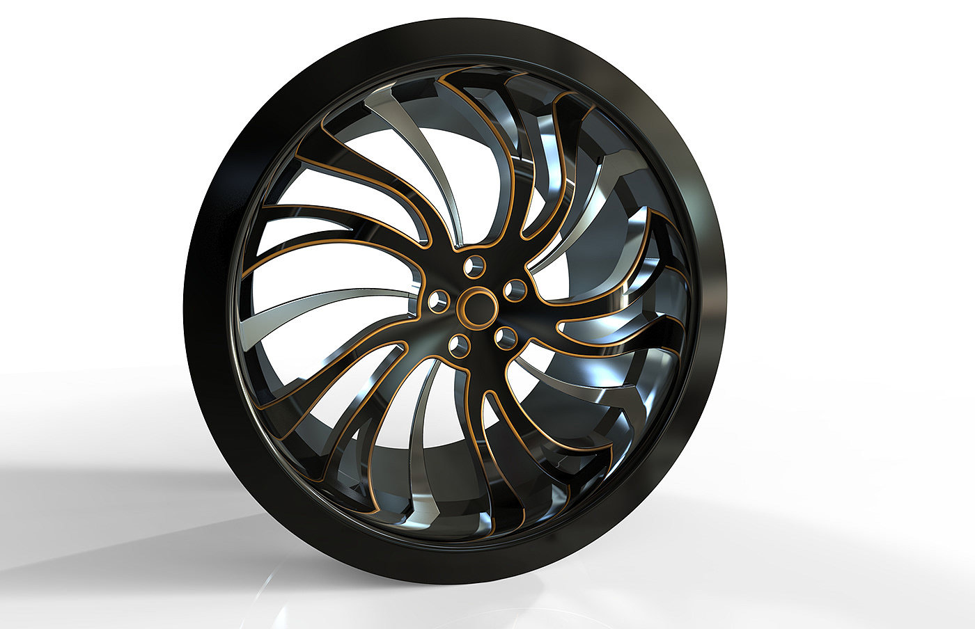Sports Car Rim Design - 普象网