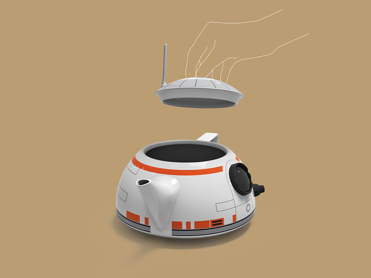 BB8 Teapot concept--创意水壶设计 - 普象网
