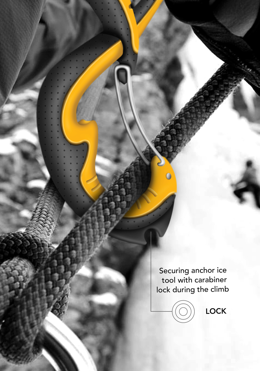 ANCHOR - Ice tool with secure grip - 普象网