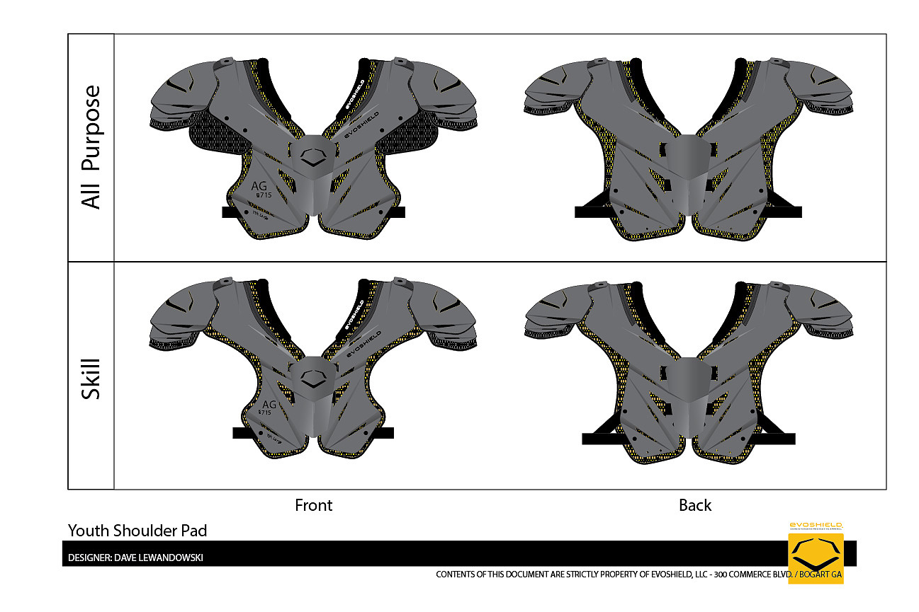 EvoShield Football Shoulder Pads - 普象网