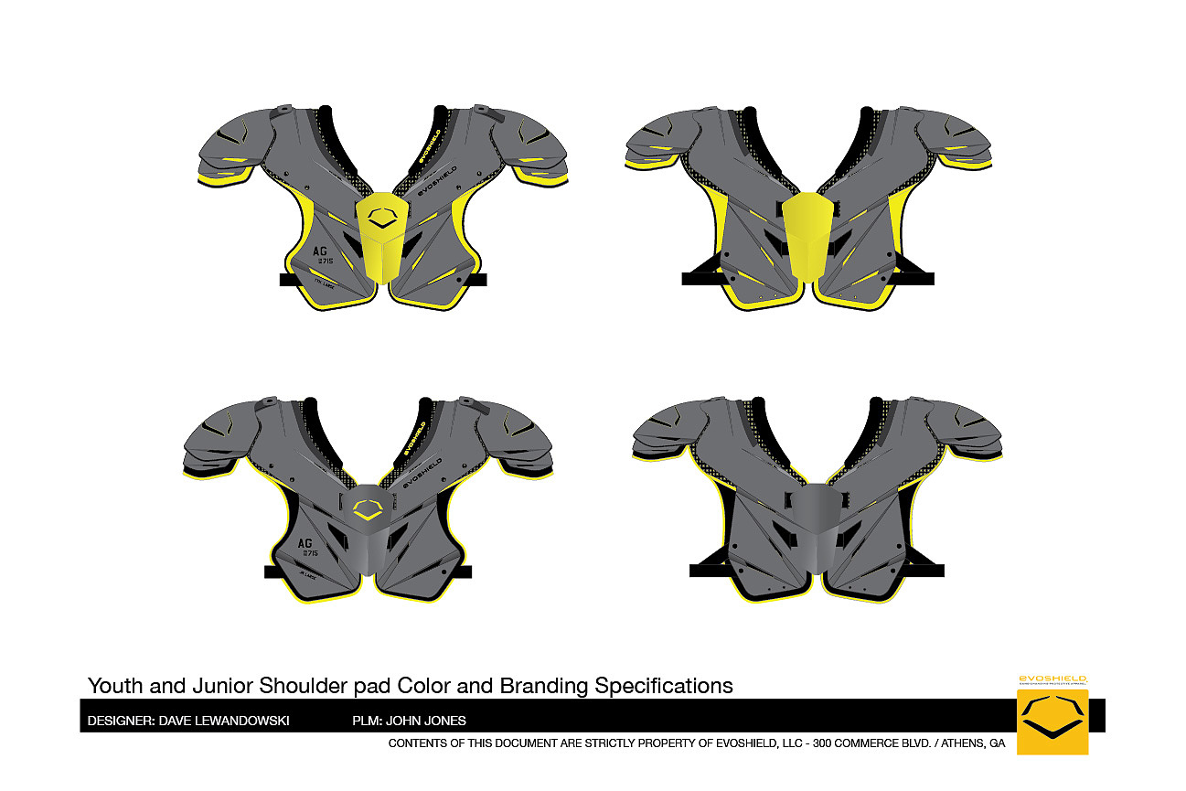 EvoShield Football Shoulder Pads - 普象网