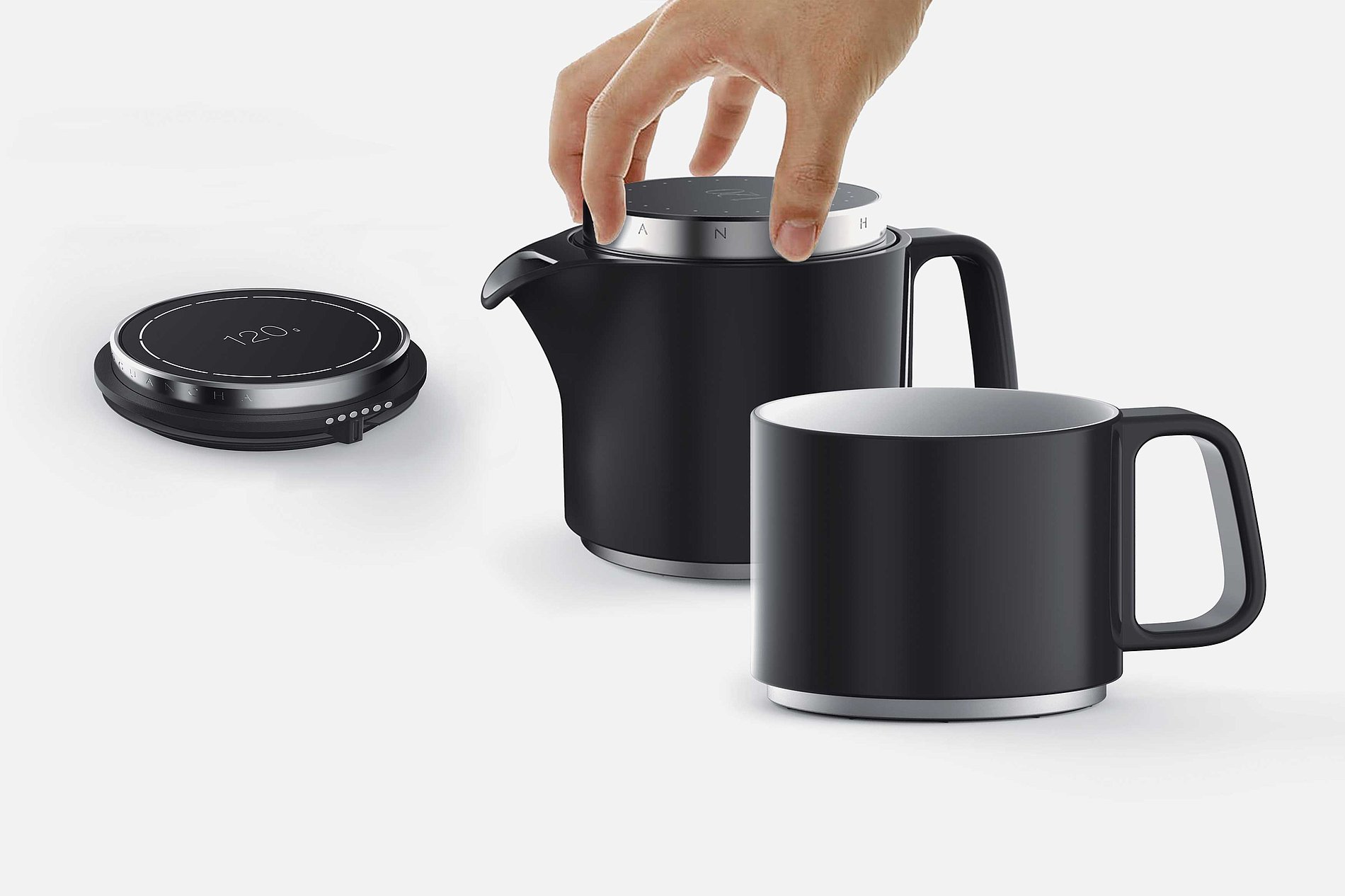 【2019 红点奖】Electronic Timer version Tea Set / 电子茶具 - 普象网