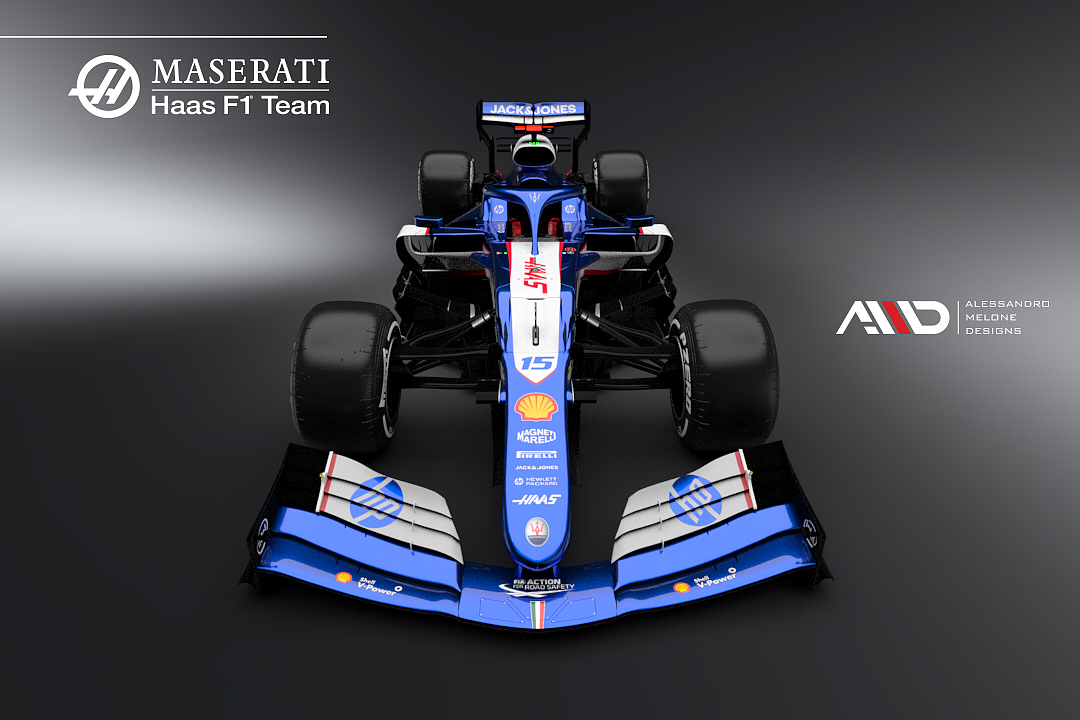 Haas Maserati F1 Team Concept Livery - 普象网