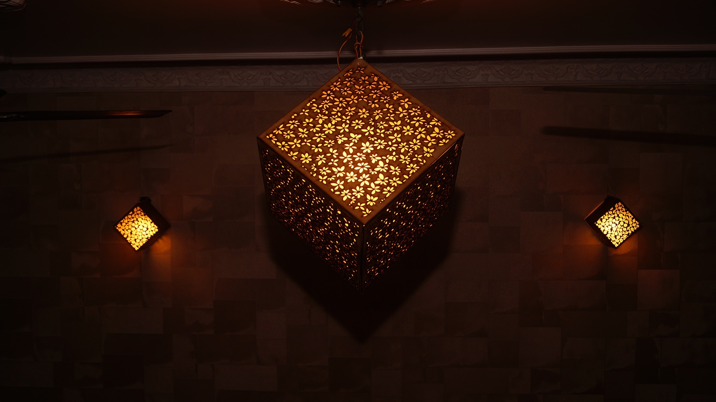 MDF Pendant Light - 普象网