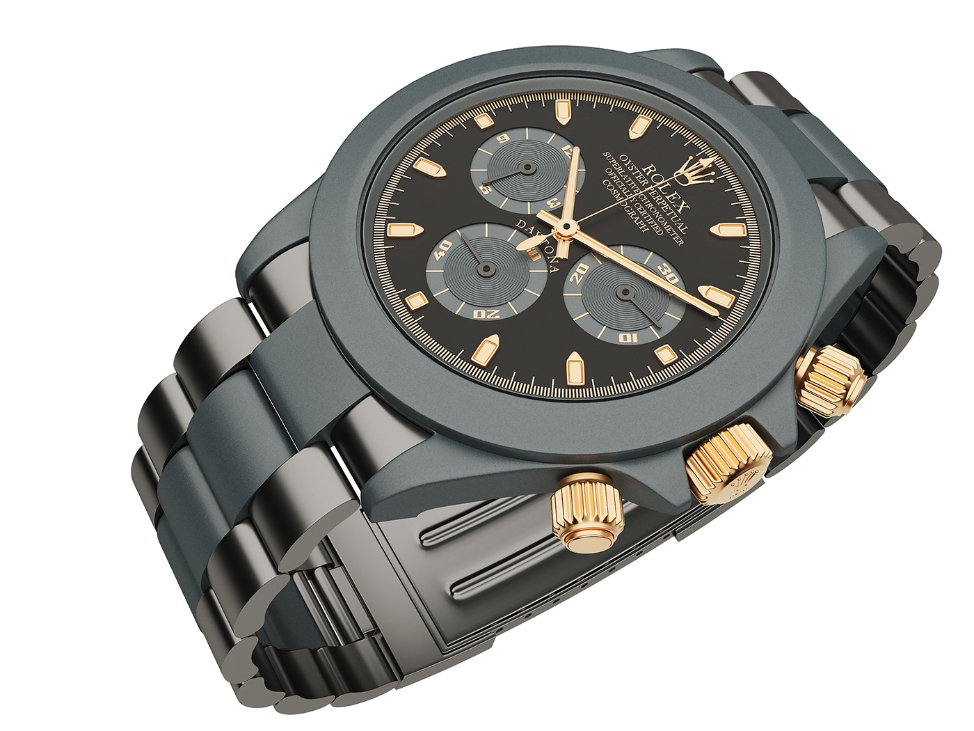 3d Modeling and Visualization: Wrist Men's rolex Watch - 普象网