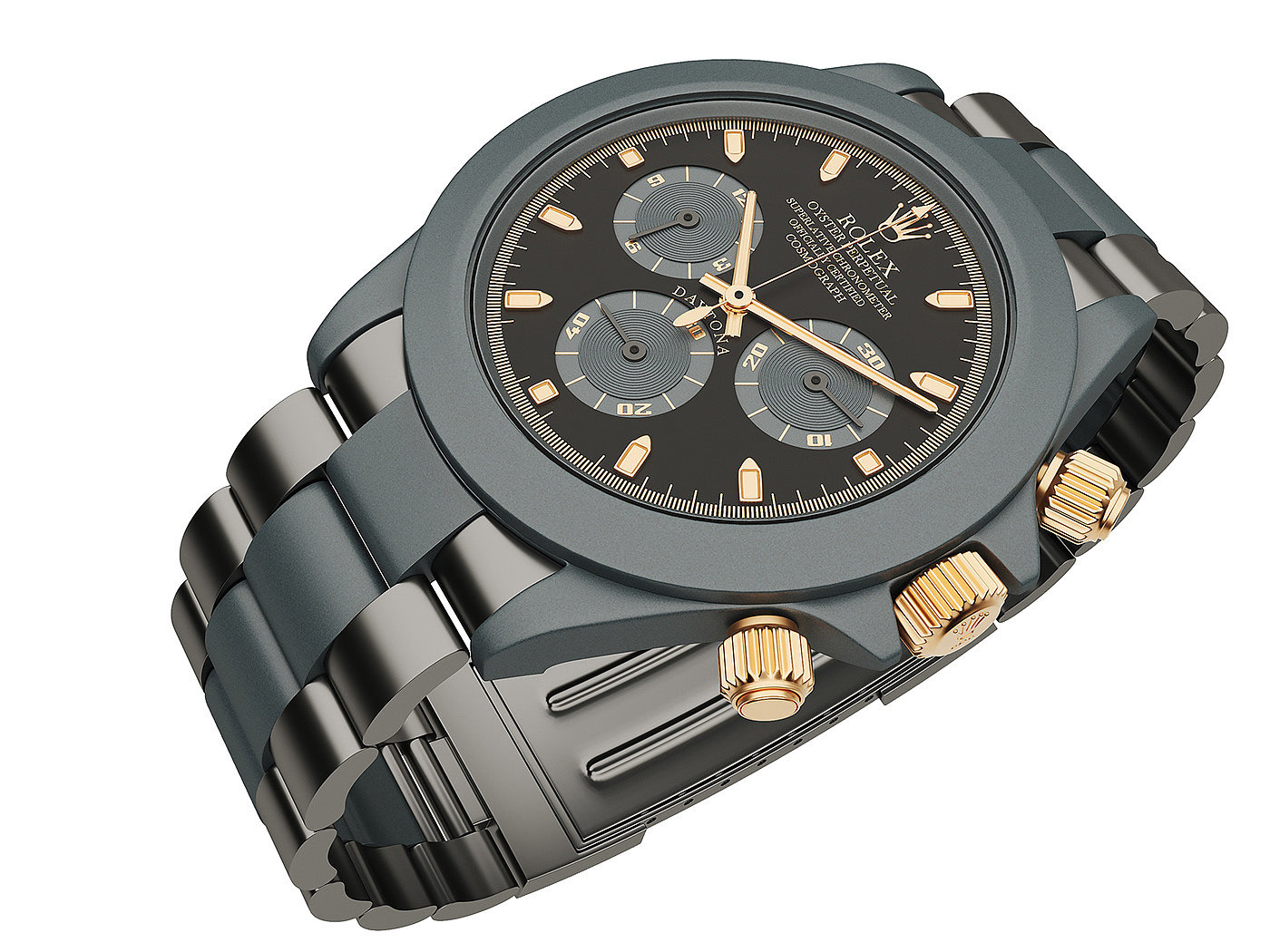 3d Modeling and Visualization: Wrist Men's rolex Watch - 普象网