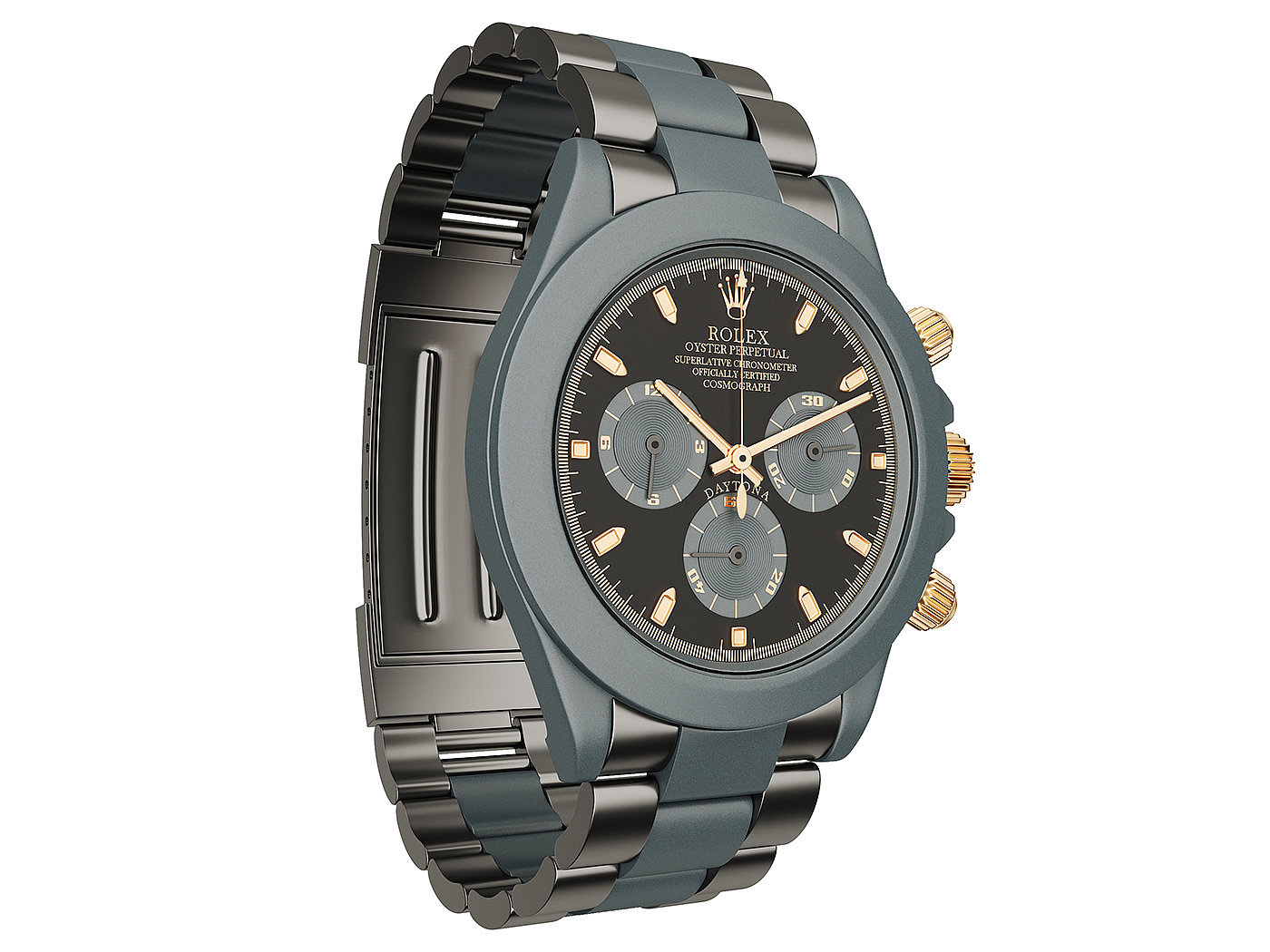 3d Modeling and Visualization: Wrist Men's rolex Watch#N# - 普象网