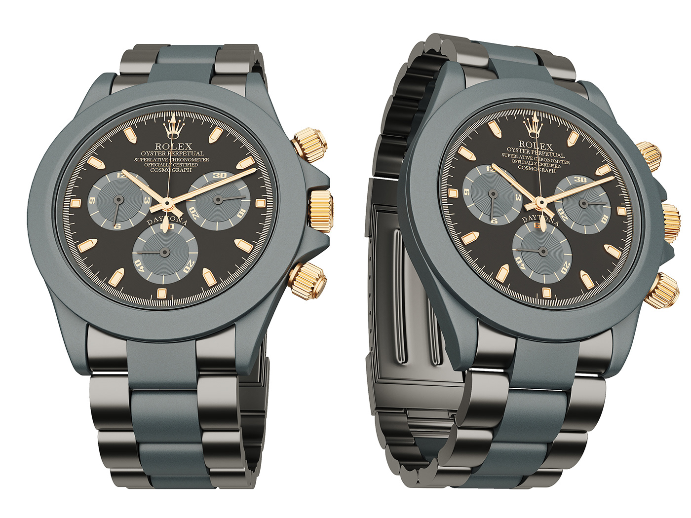 3d Modeling and Visualization: Wrist Men's rolex Watch#N# - 普象网