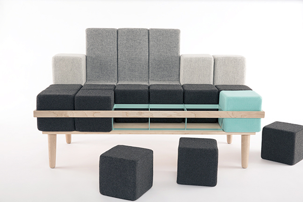 Bloc’d Sofa : Modular Seating Solution by Scott Jones - 普象网