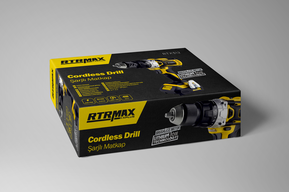 Cordless Drill Packing Design 2017 - 普象网