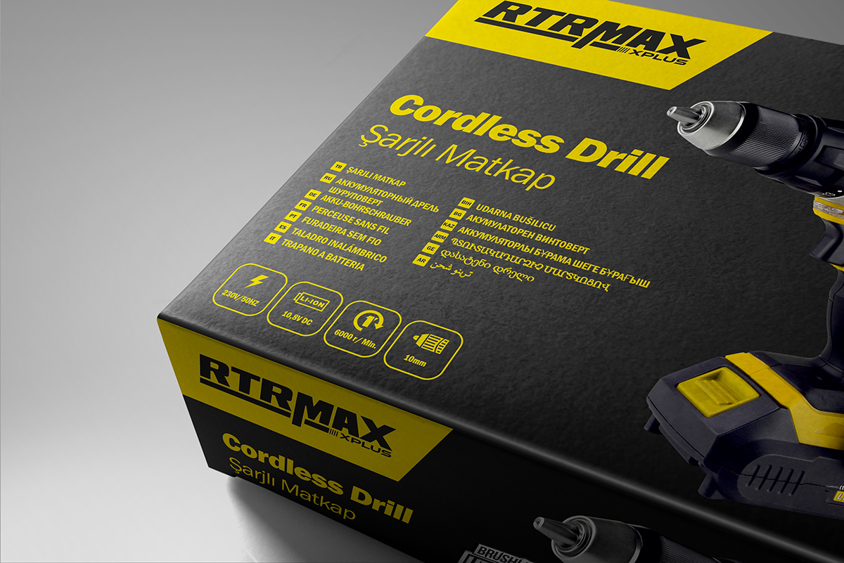 Cordless Drill Packing Design 2017 - 普象网