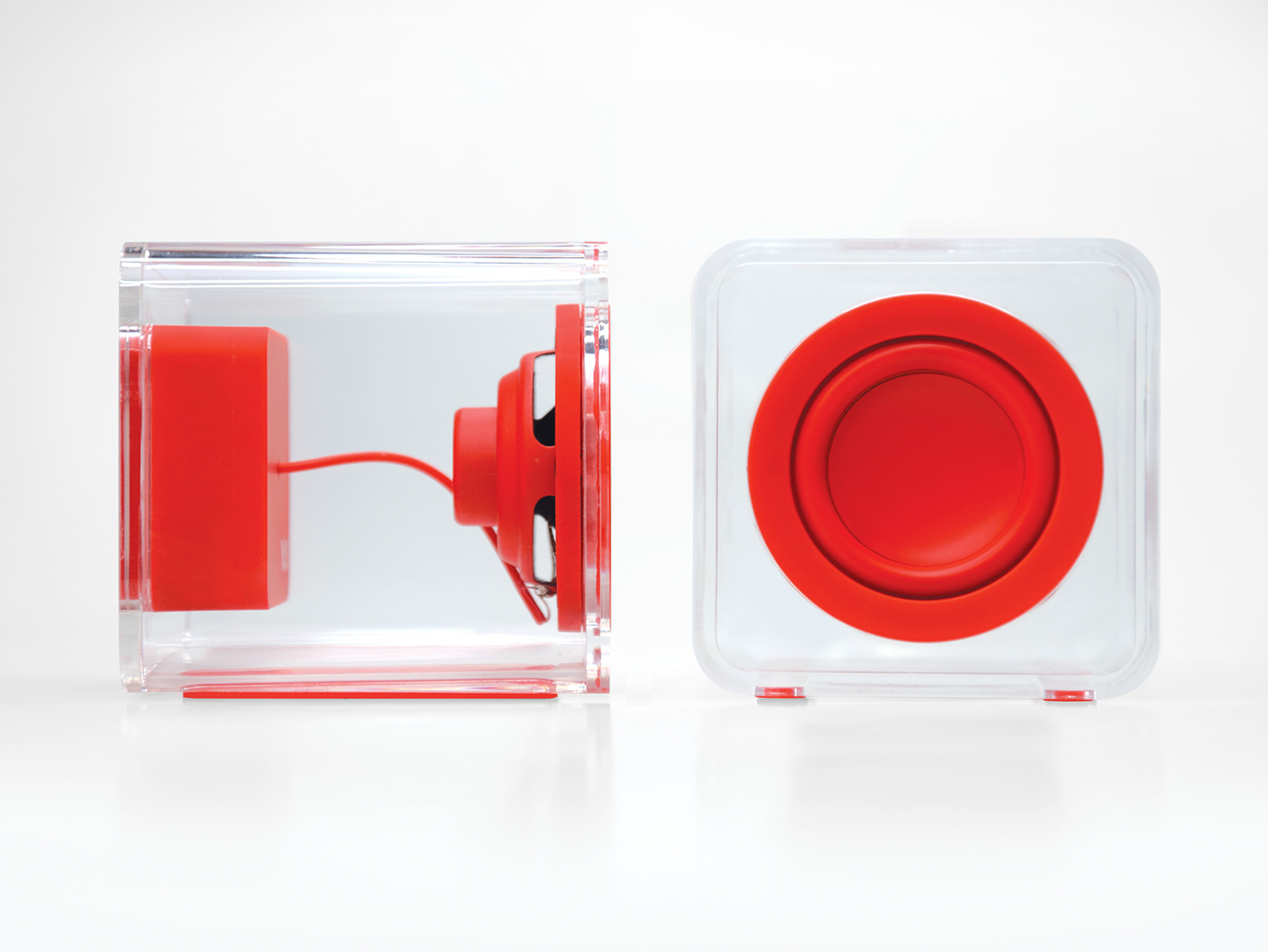 Clear Cube Transparent Bluetooth Speakers - 普象网