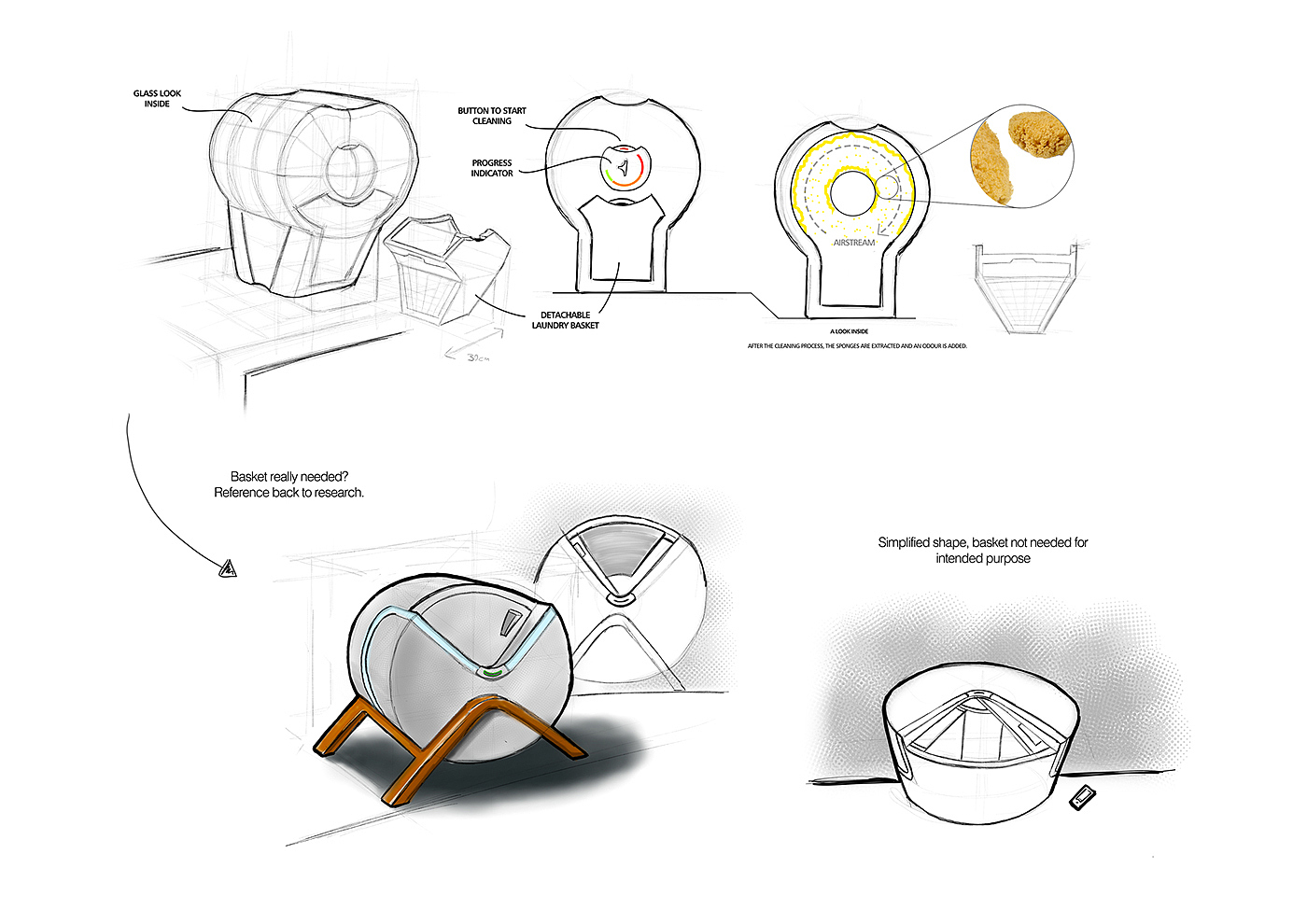Quick & Instant Washing Machine Futuristic Concept - 普象网