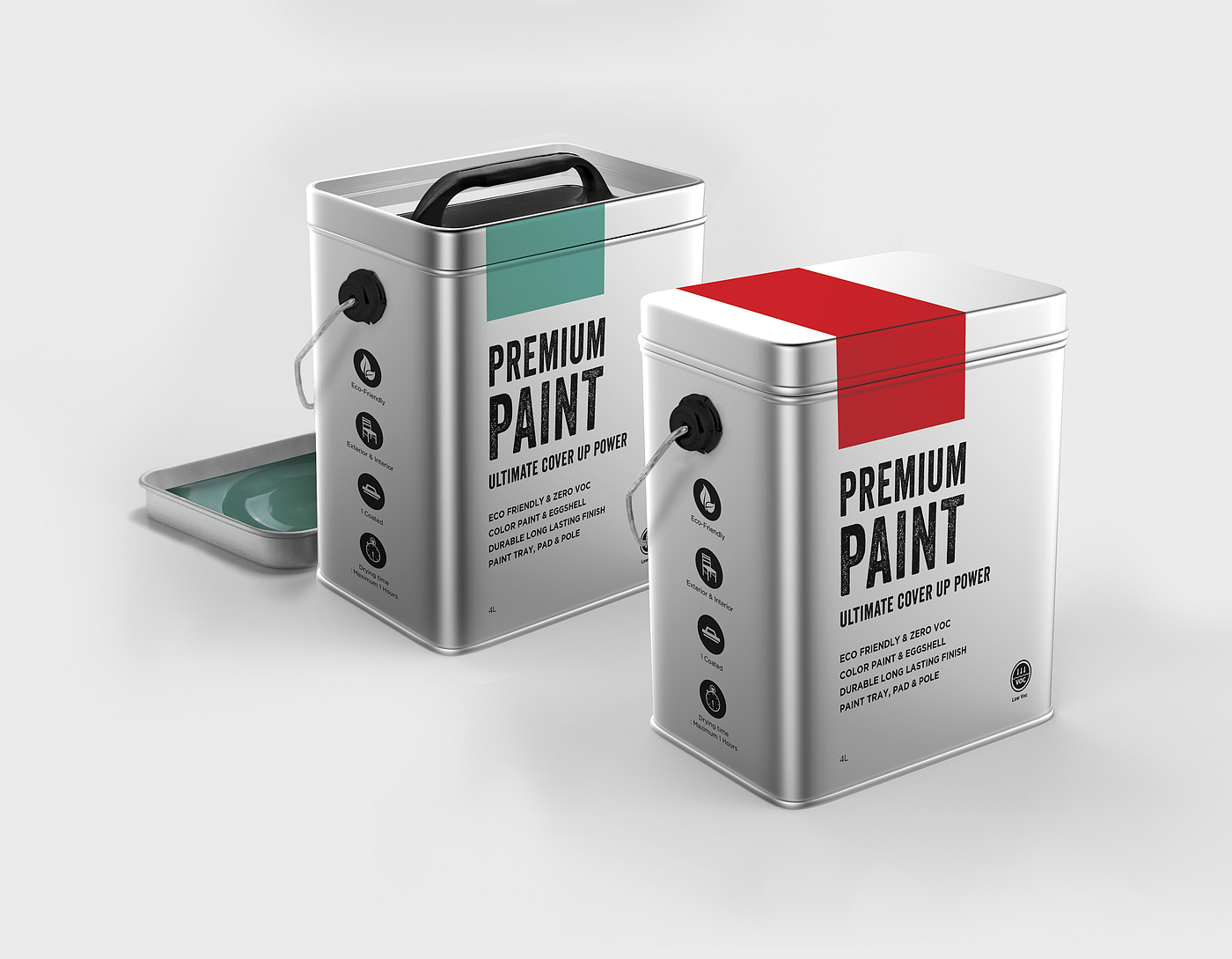 【2018 红点奖】All-In-One Paint Package Design / 涂料包装设计 - 普象网