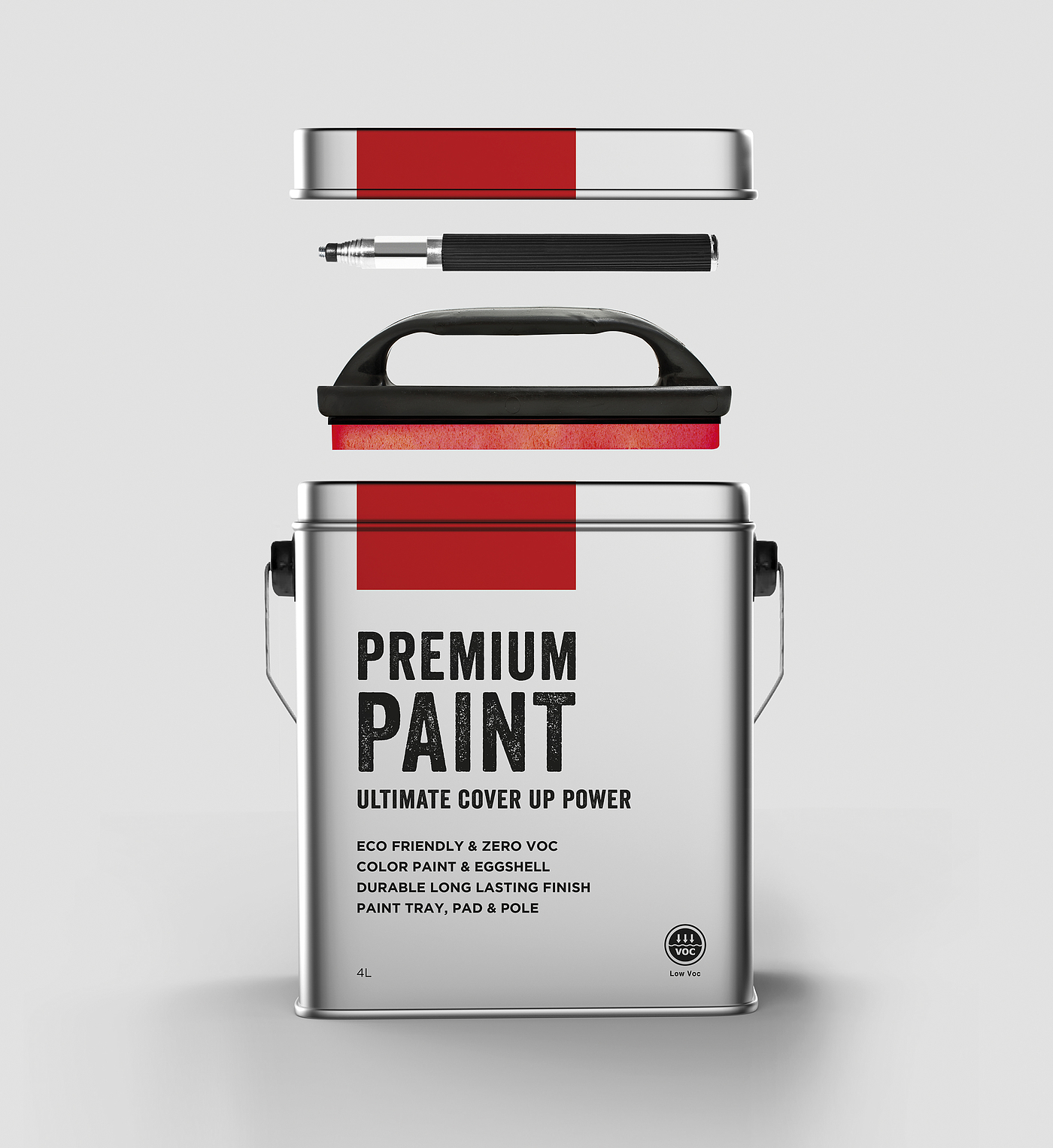【2018 红点奖】All-In-One Paint Package Design / 涂料包装设计 - 普象网