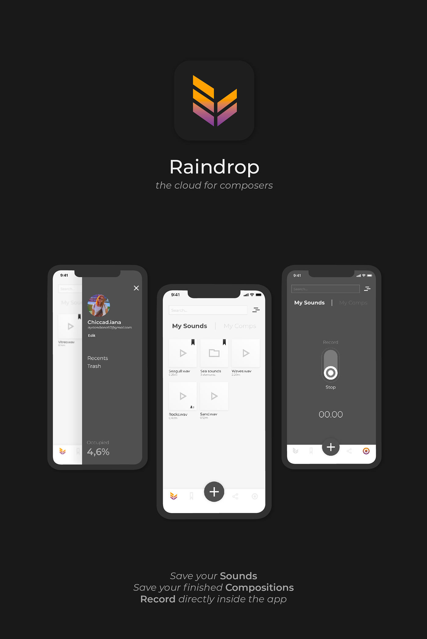 Raindrop - App Microinteractions - 普象网