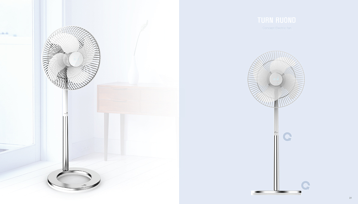 Turn Round _ Electric fan - 普象网