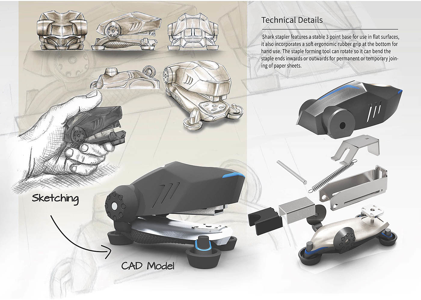 Shark Paper Stapler - 普象网