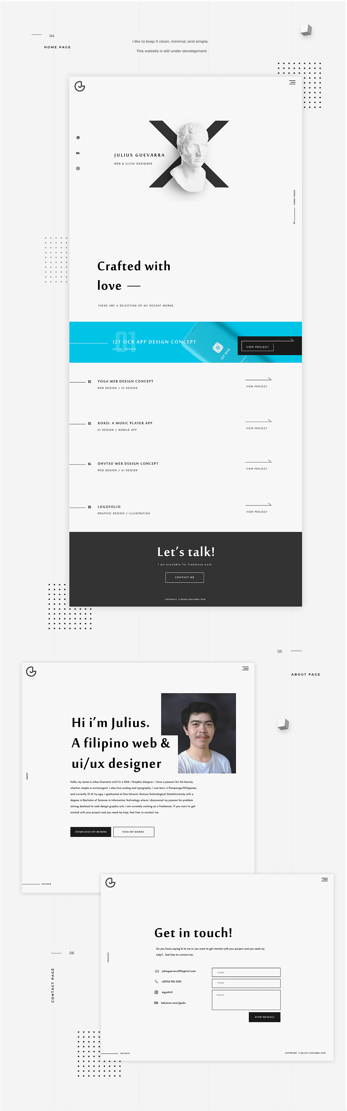 Personal Portfolio Website Design - 普象网