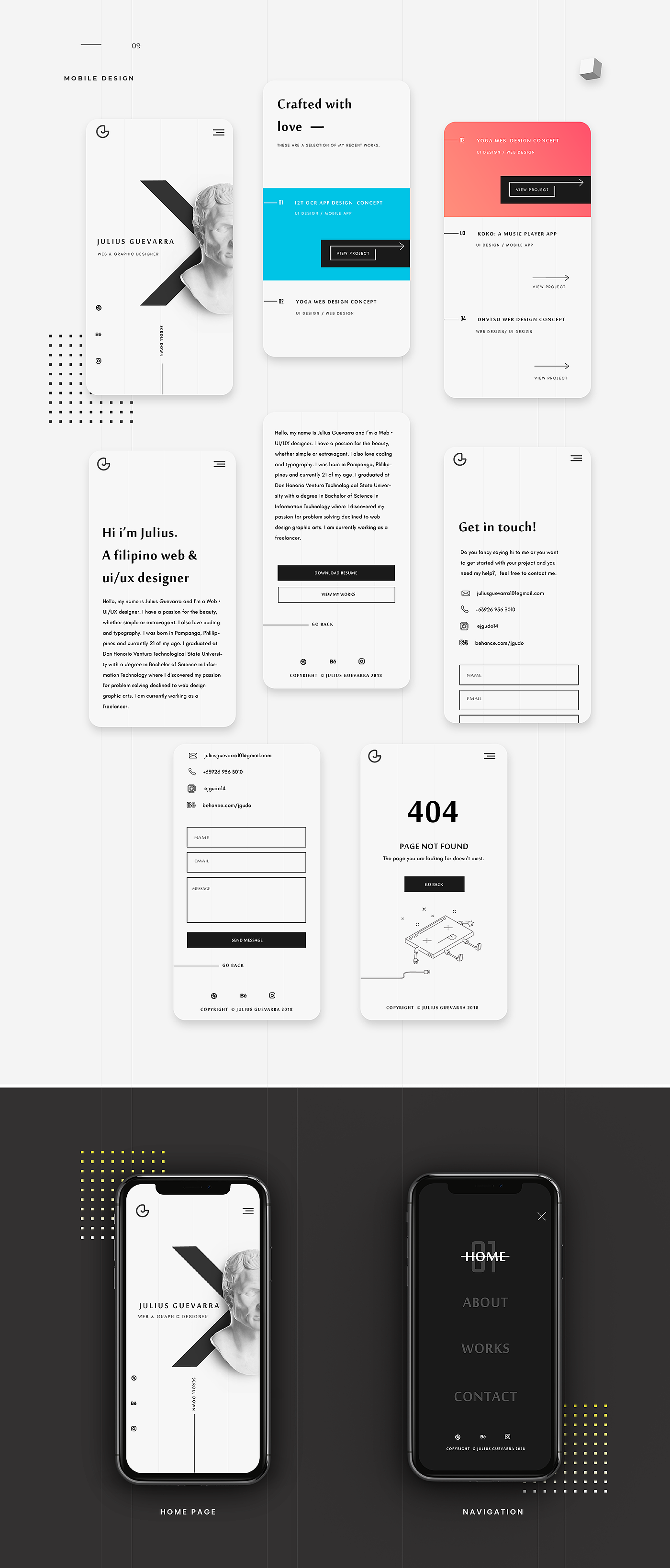Personal Portfolio Website Design - 普象网