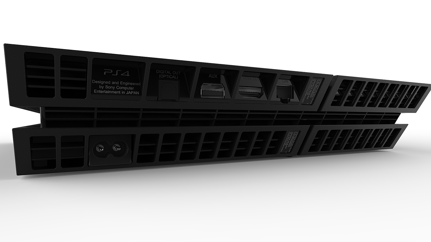 Sony PS4 | 3D Model and Rendering - 普象网