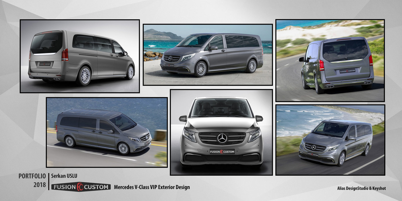 V-Class VIP Exterior Design - 普象网
