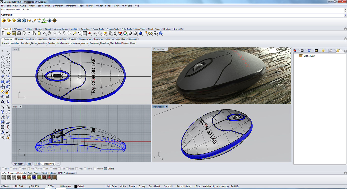 Falcon 3D LAB Mouse - 普象网