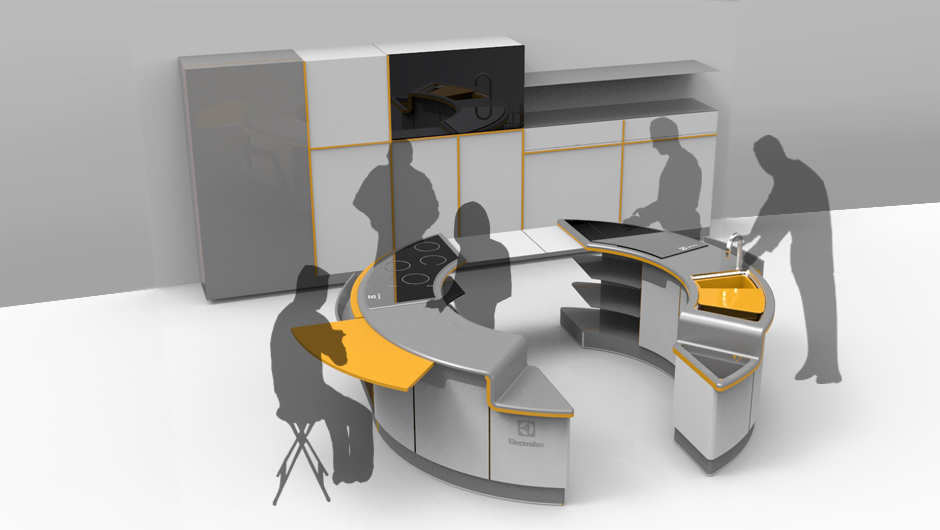 cook around Pi - smart kitchen for Electrolux DesignLab - 普象网