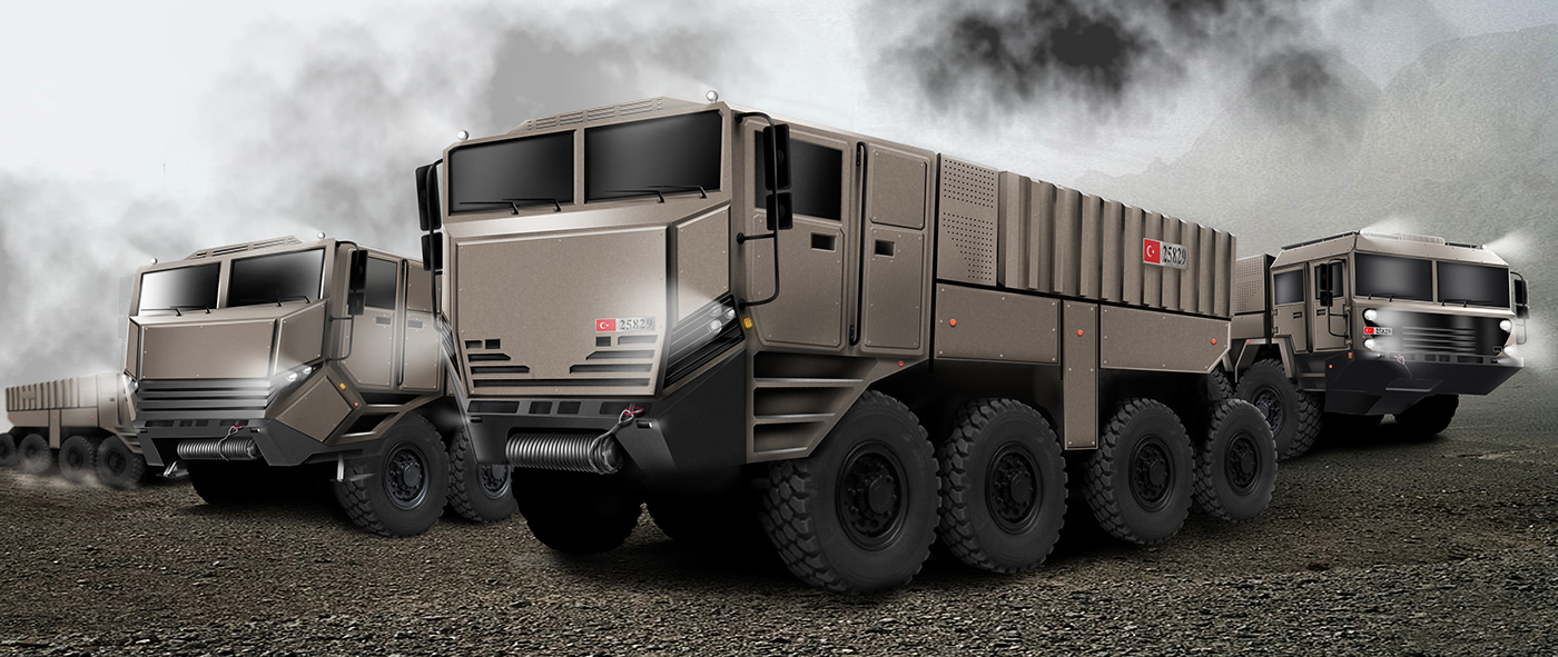 8x8 Military Vehicle Designs - 普象网