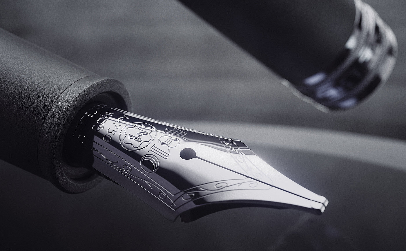 Fountain Pen Black - 普象网