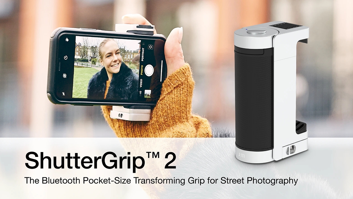 【2020 红点奖】Just Mobile™ ShutterGrip 2 / 自拍器