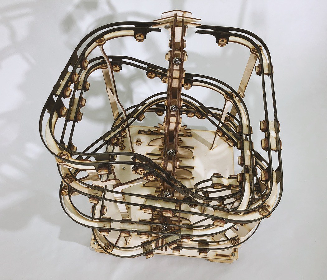 This DIY Ball Bearing Racetrack is a better desktop toy than a Newton’s ...