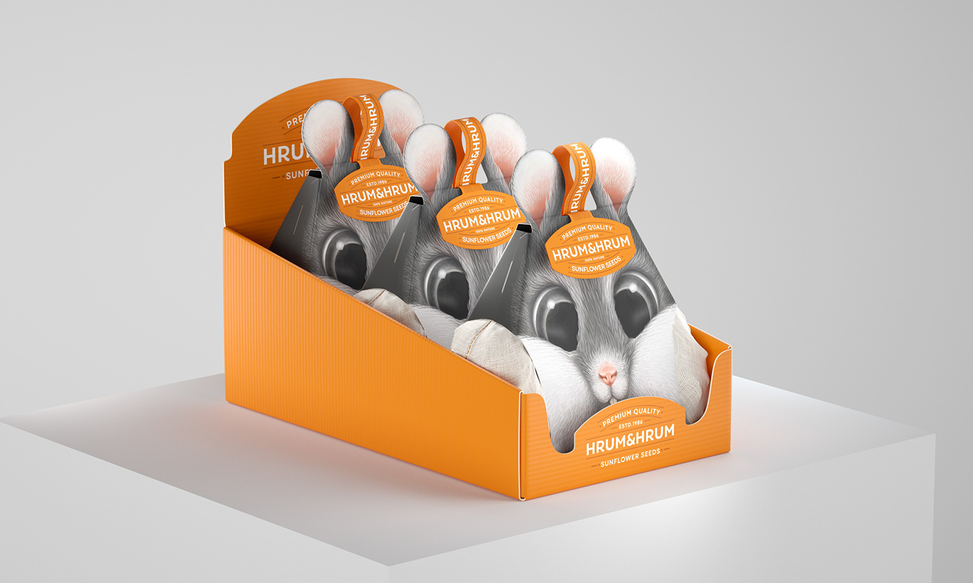 Hrum-Hrum 敲可爱的坚果包装，你忍心不买吗？ - 普象网