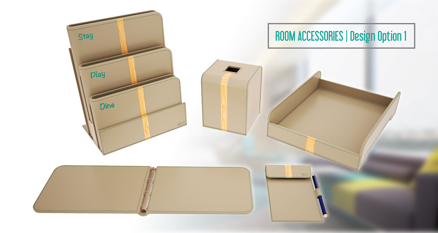 Room Accessories Design for a Hotel in Dubai - 普象网