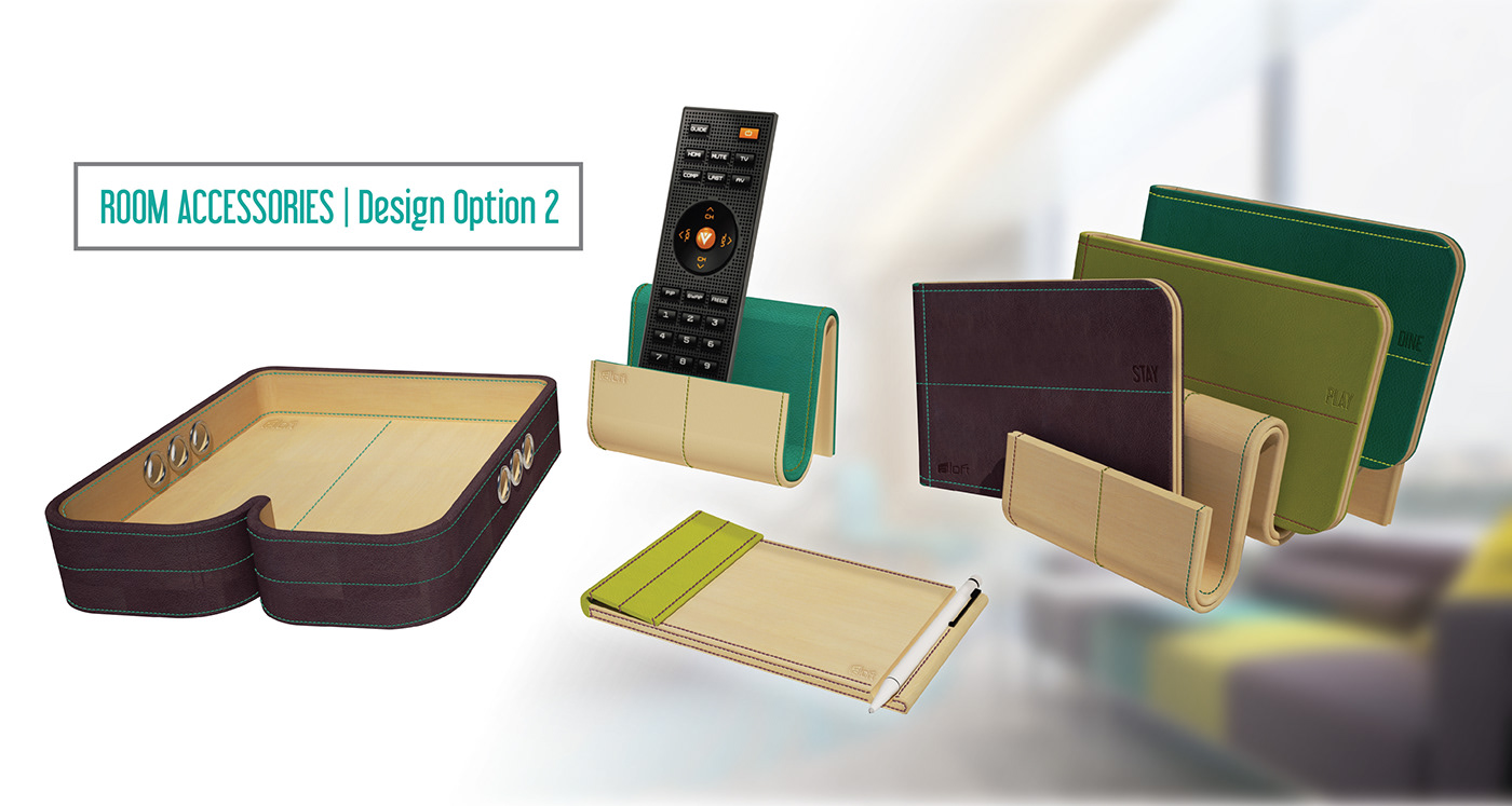 Room Accessories Design for a Hotel in Dubai - 普象网